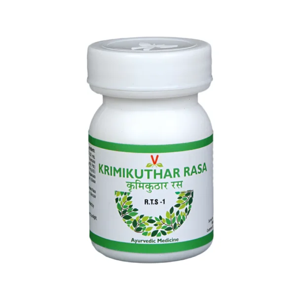 Krimikuthar Rasa – 40 Tab. - jivakayurpharma.in